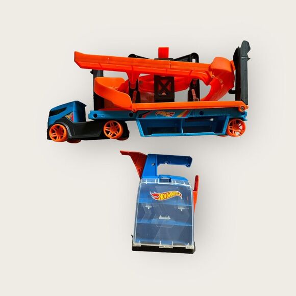 Mattel | Toys | Mattel Hot Wheels City Lift And Launch Hauler Vehicle 6 ...
